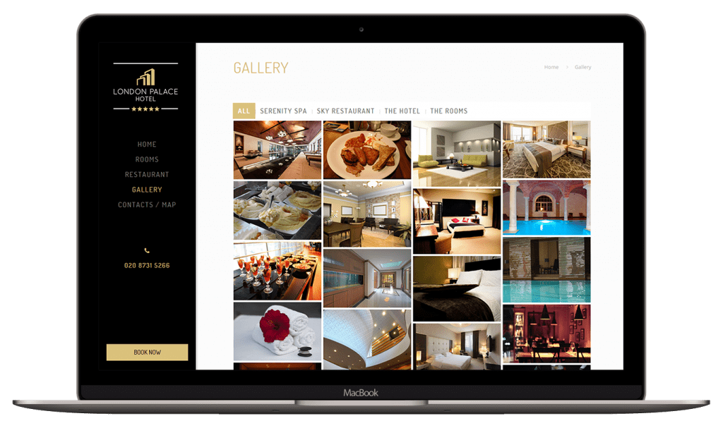 Hotel Website Design and Development | Oneclick Media Services